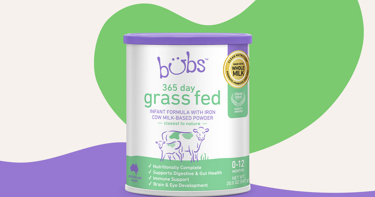 Bubs 365 Day Grass Fed Infant Formula (0-12 Months) – Bubs – Aussie Bubs